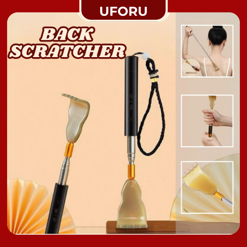 Adjustable 53cm Extending Back Scratcher For Adults Stainless Steel ...
