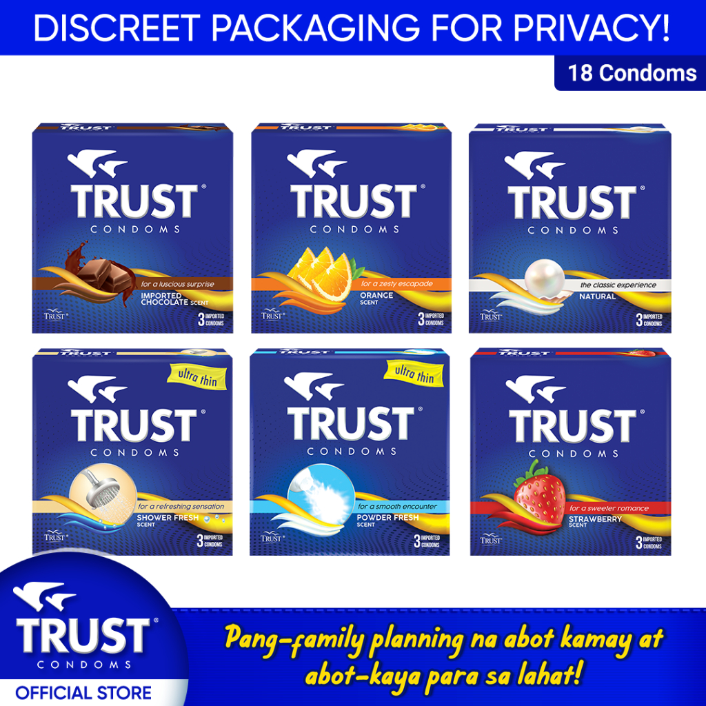 Trust Condoms 6 Scents Variety 6 Packs | Shopee Philippines