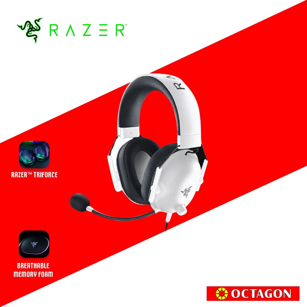 RAZER BLACKSHARK V2X WHITE WIRED GAMING | Shopee Philippines