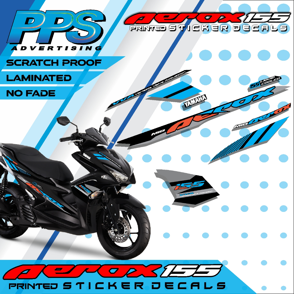 Aerox v1 Customized Design Sticker Decals | Shopee Philippines