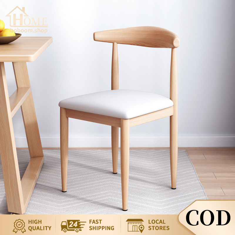 ♬COD♬ Soft Dining Chair Stool Home Nordic Chair Bedroom Chair Dormitory Chair Students Study ...