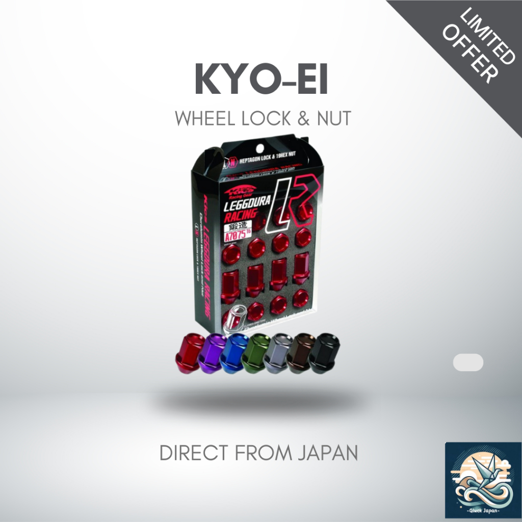KYO-EI Wheel Lock & Nut LEGGDURA RACING [M12 x P1.5] 16pcs KIC16E ...