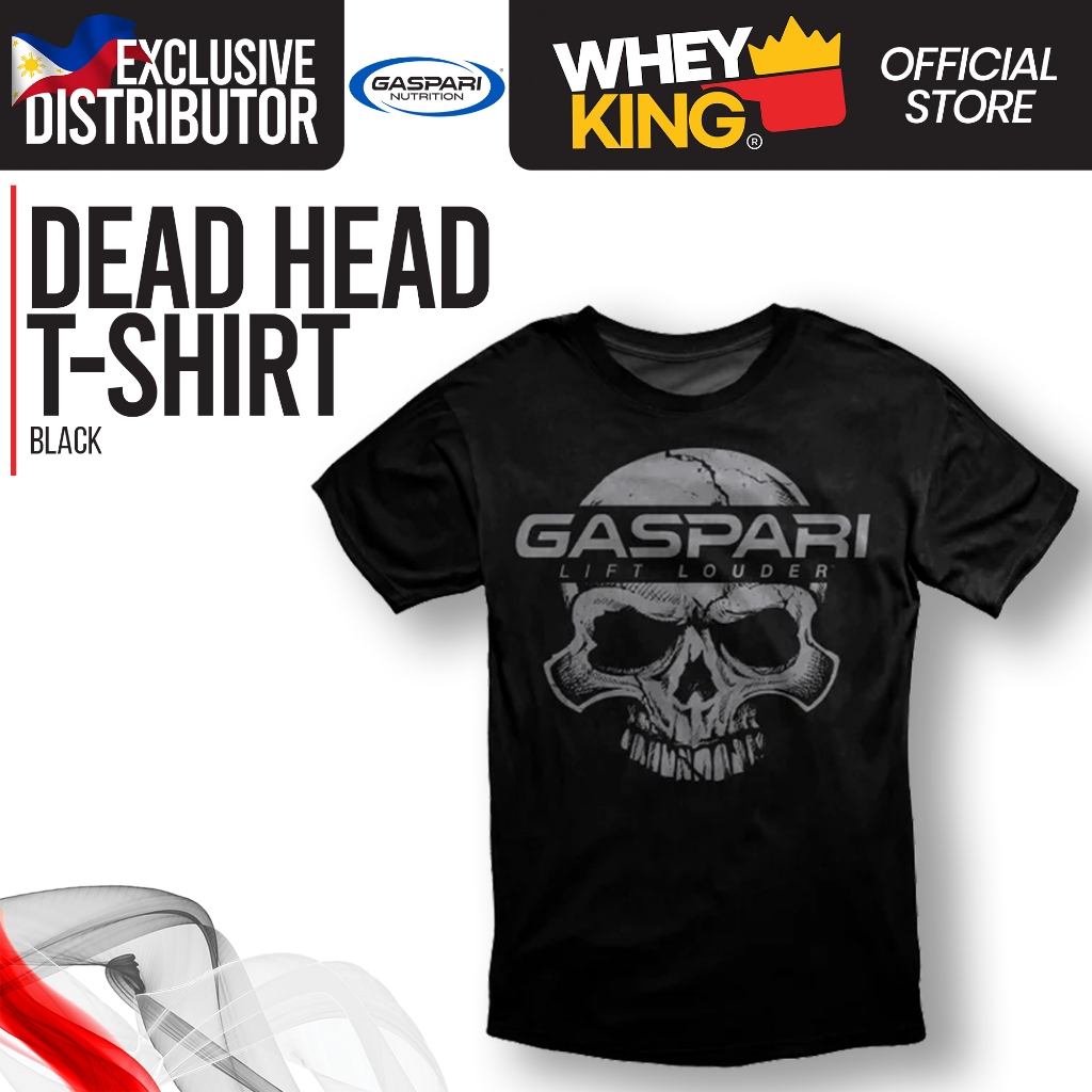 GASPARI Nutrition DEAD HEAD T-Shirt - Black | Shopee Philippines