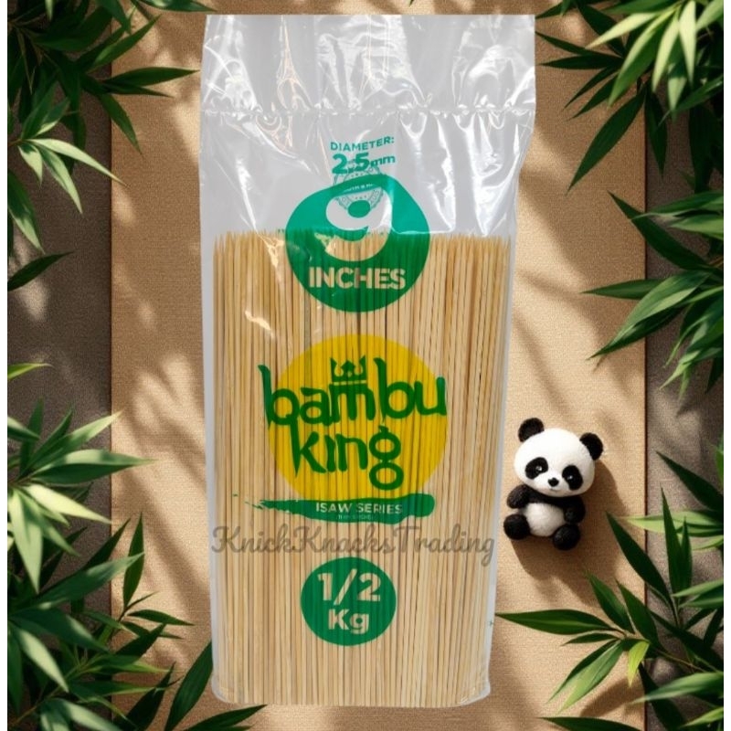 BAMBU KING 9INCHES 1/2KG BBQ STICK. | Shopee Philippines