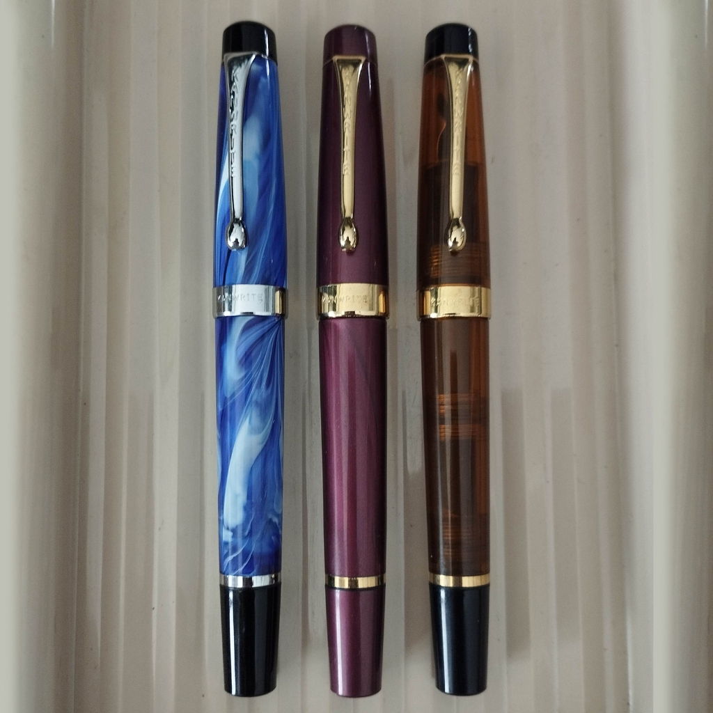 KANWRITE HERITAGE Fountain Pen w/ Flex Nib, Ebonite Feed | Shopee ...