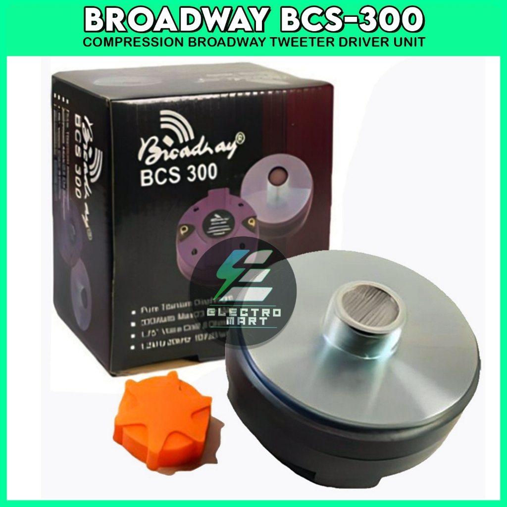 Broadway BCS-300 Compression Driver Unit 300 watts 8ohms BCS300 ...