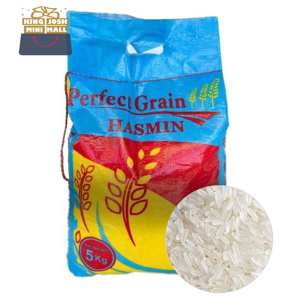 PERFECT GRAIN HASMIN 5 KG Premium Jasmine Rice (Well-milled Quality ...
