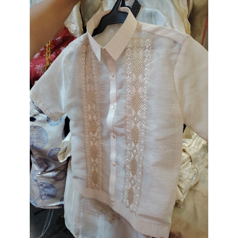 POLO JACKET BARONG TAGALOG for men | Shopee Philippines