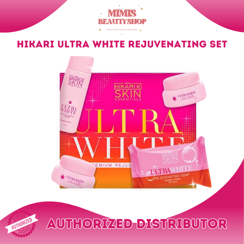 Hikari Skin Essentials Ultra White Rejuvenating Set | Shopee Philippines