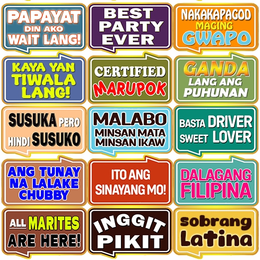 All time event Hugot Photobooth Props in sintraboard (available in 1 ...