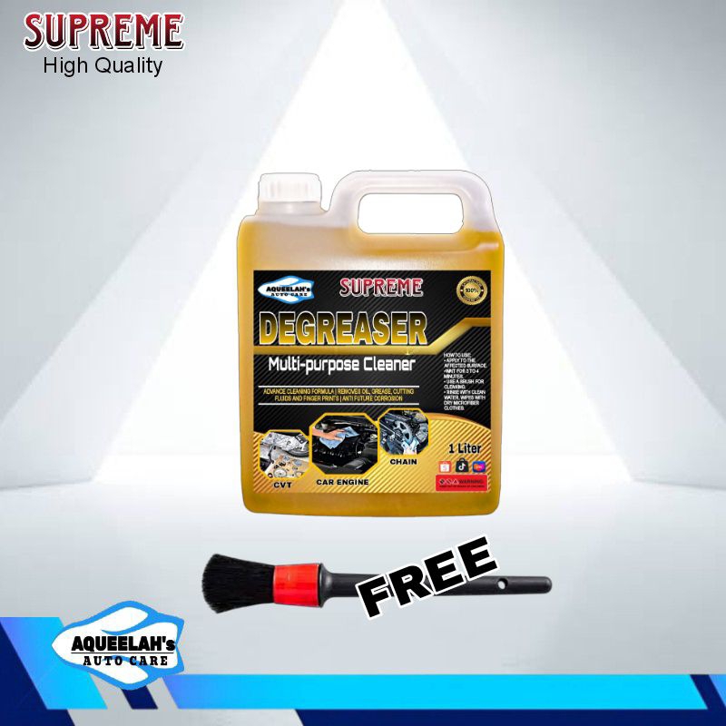 DEGREASER 1Liter with FREE DETAILING BRUSH (ENGINE, CVT and CHAIN ...