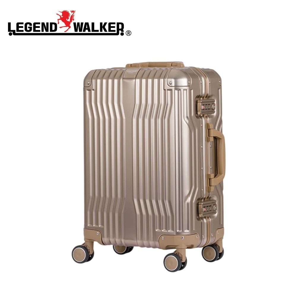 LEGEND WALKER Cruiser 1512 Champagne Gold (Frame Type) - TSA Luggage ...