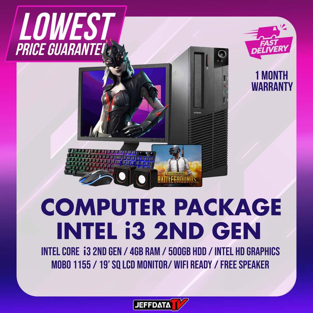 Computer set Slim Assorted Intel i3 2100 4gb ddr3 500gb HDD Onboard ...