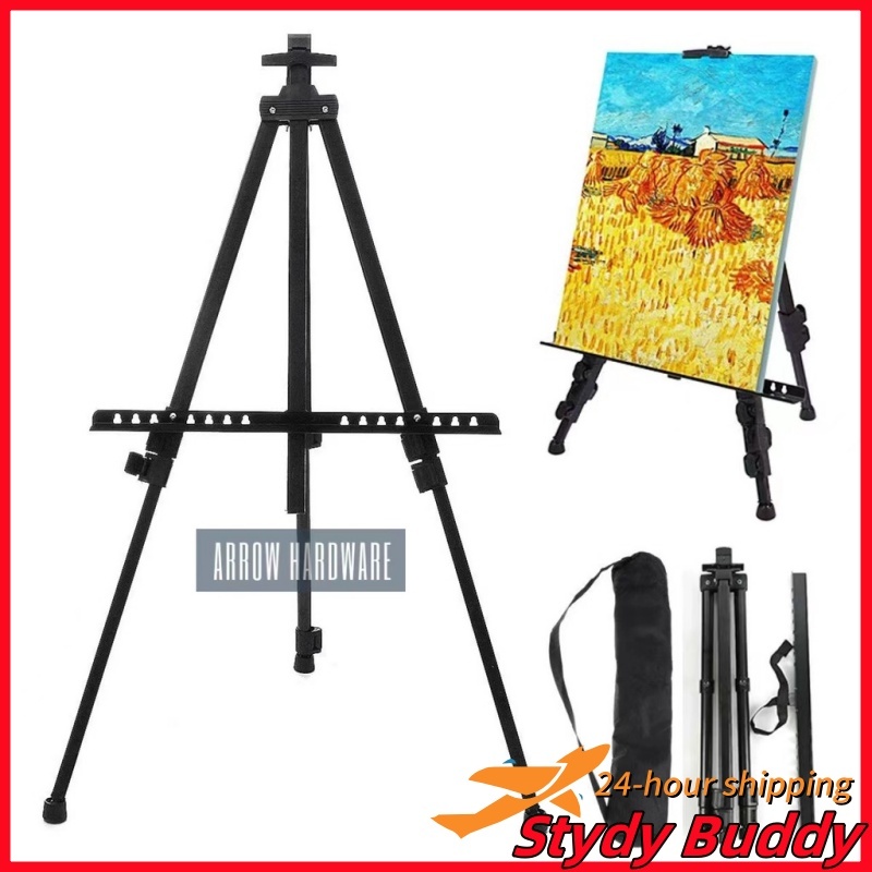 Aluminum Easel Stand Folding Telescopic Display /Painting Display Stand ...