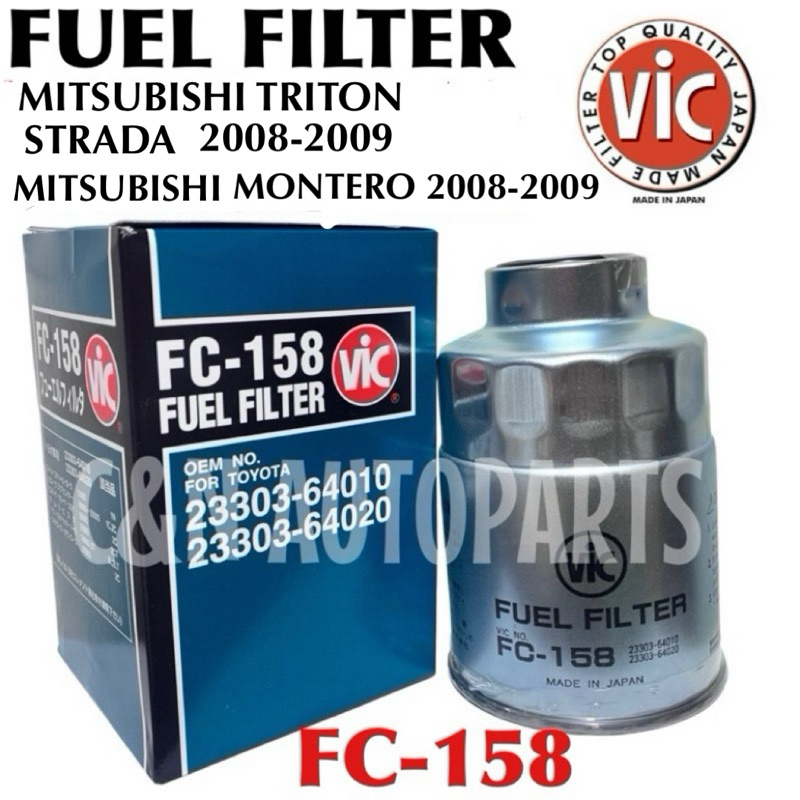 FC-158 VIC FUEL FILTER for L200,L300,MITSUBISHI PAJERO DIESEL ...