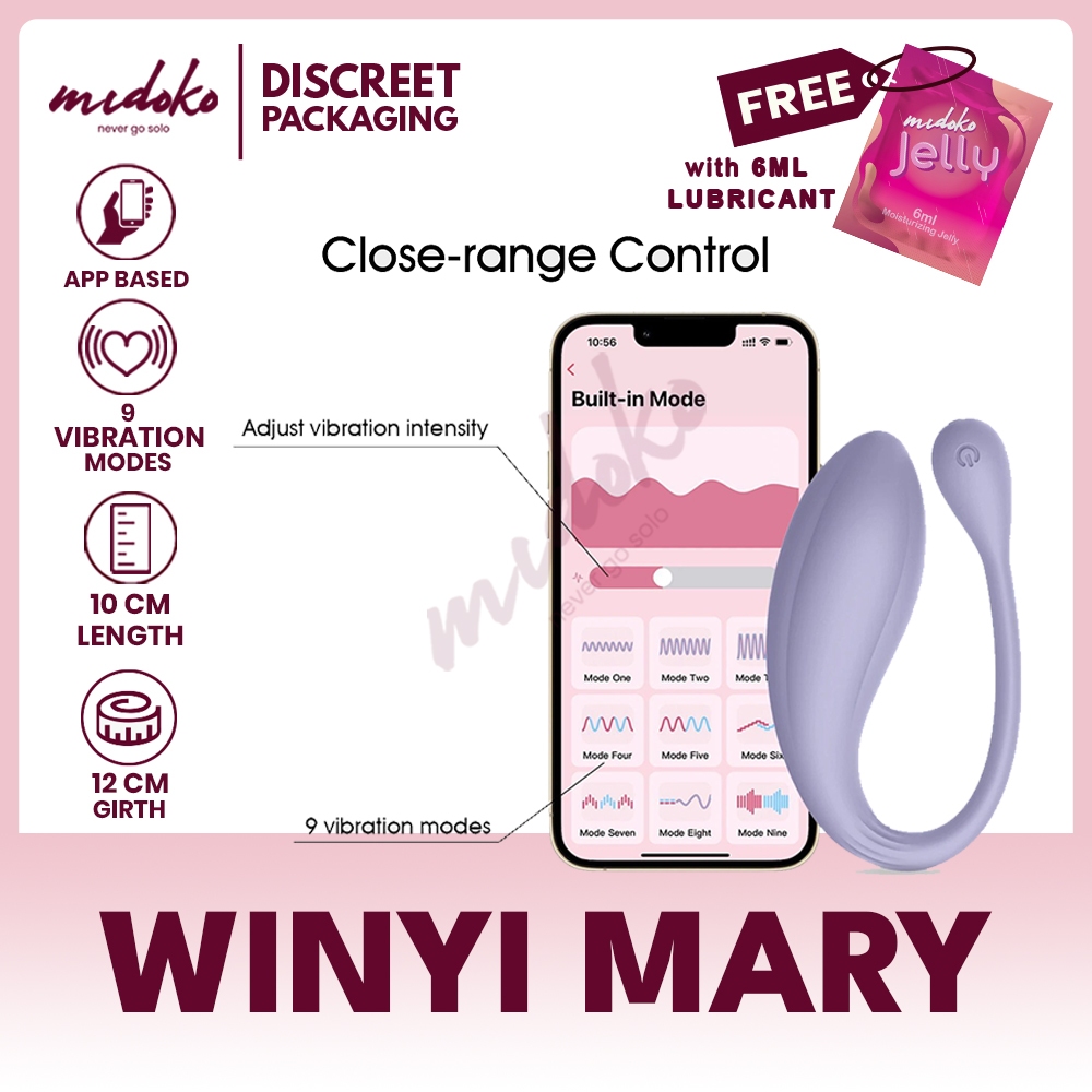 Midoko WINYI WY0564 MARY – Wireless APP-Controlled Silicone Love Egg Vibrator | Shopee Philippines