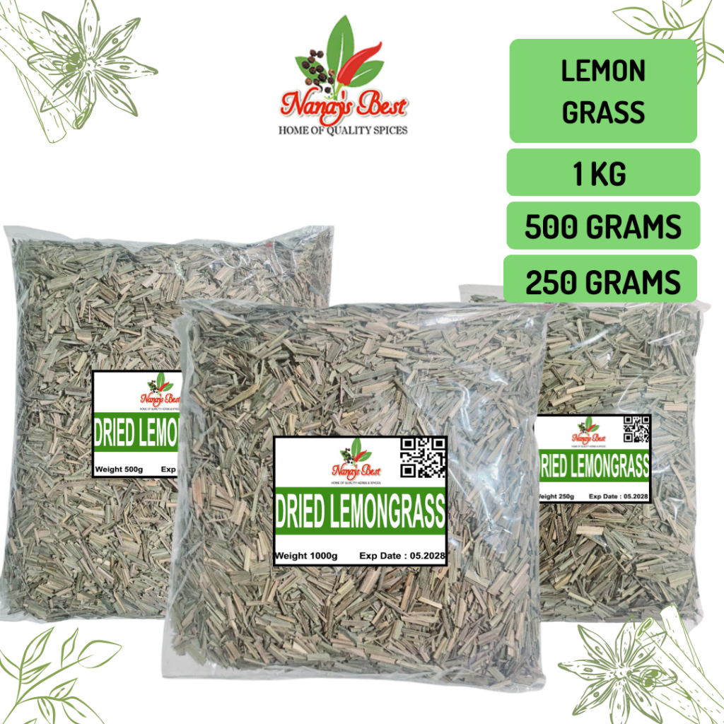 Nanay’s Best Lemongrass – Dried Tanglad, Tea, and Cooking | 250g |500 g ...