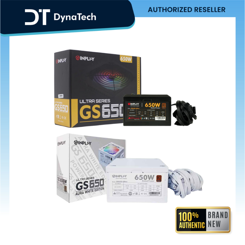 InPlay GS750 Ultra RGB 750W True Rated 80+ Bronze Power Supply | Shopee ...
