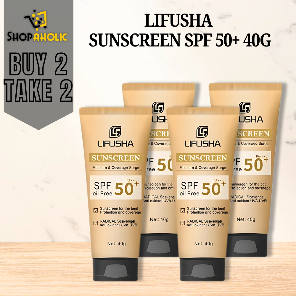 LIFUSHA Facial Body Sunscreen White Brightening SPF50+ PA+++ UVA UVB ...