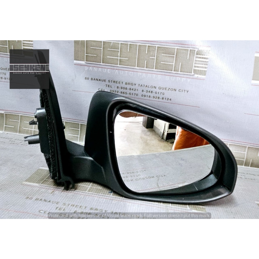 Side Mirror Assembly Toyota Vios 2018 - 2022 Gen 4 Spiderman (Manually ...