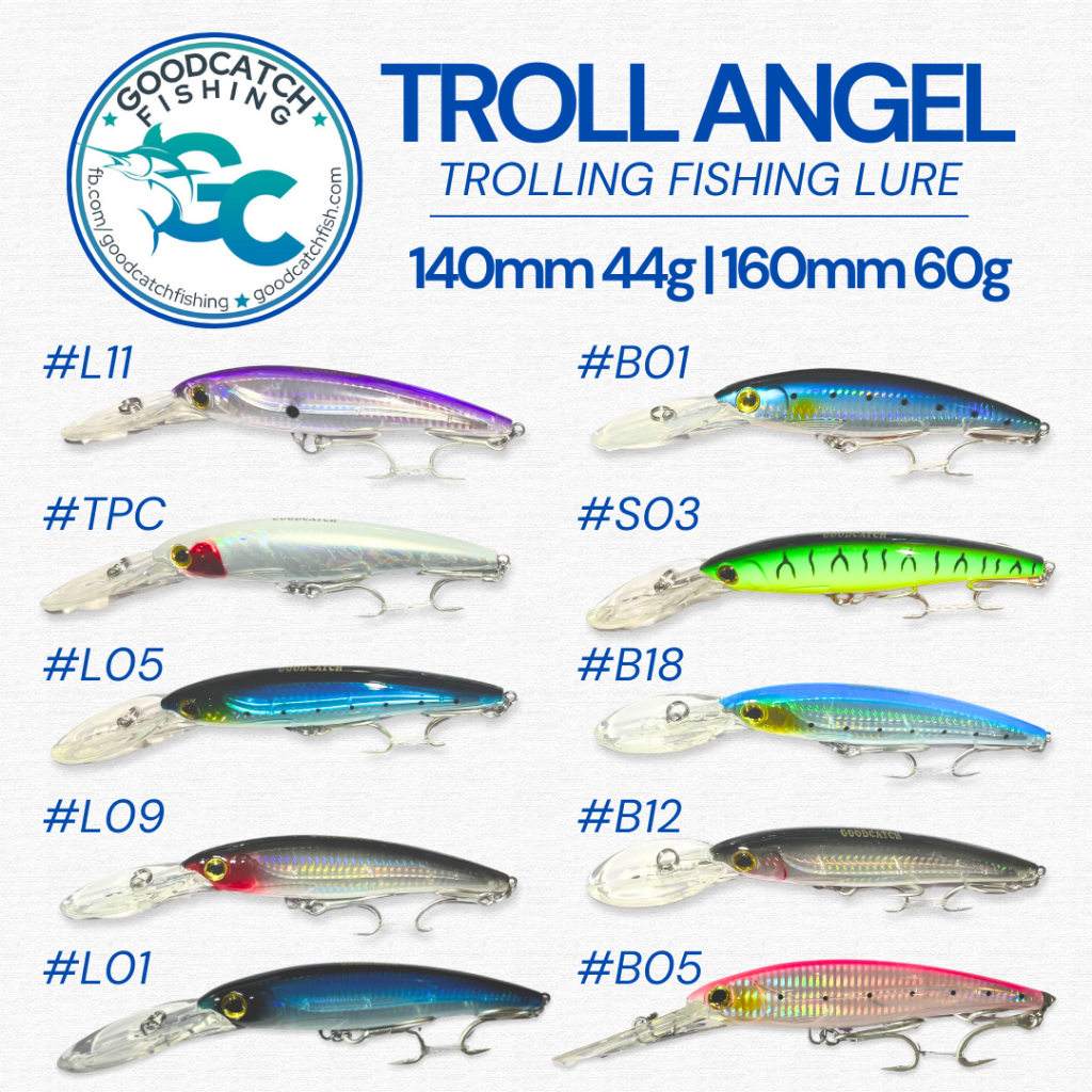 GoodCatch GC TROLL ANGEL Bait Lure 44g / 60g | Shopee Philippines
