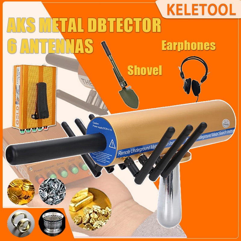 AKS Metal Detector Waterproof Handheld Gold Finder Long Range 800M ...