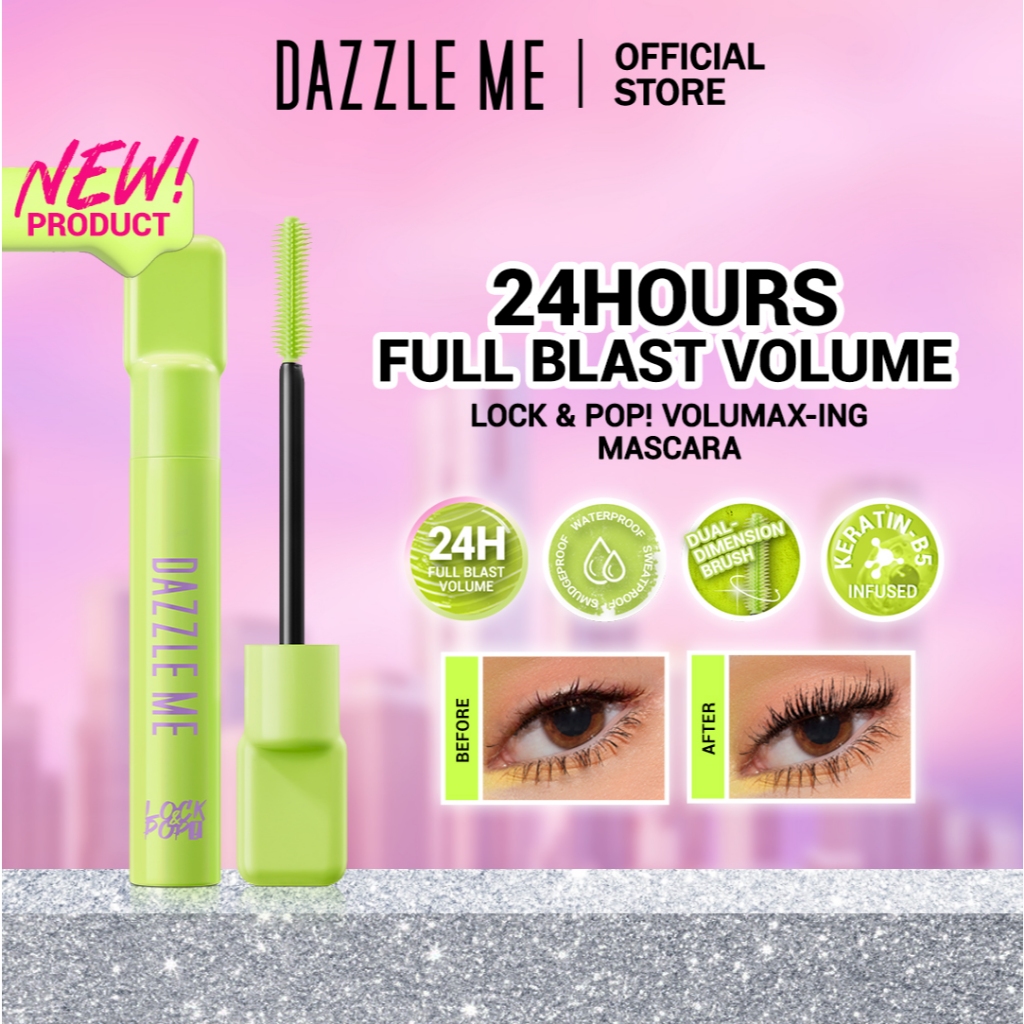 DAZZLE ME Lock & Pop! VoluMAX-ing Mascara - Volumizing Mascara Water ...