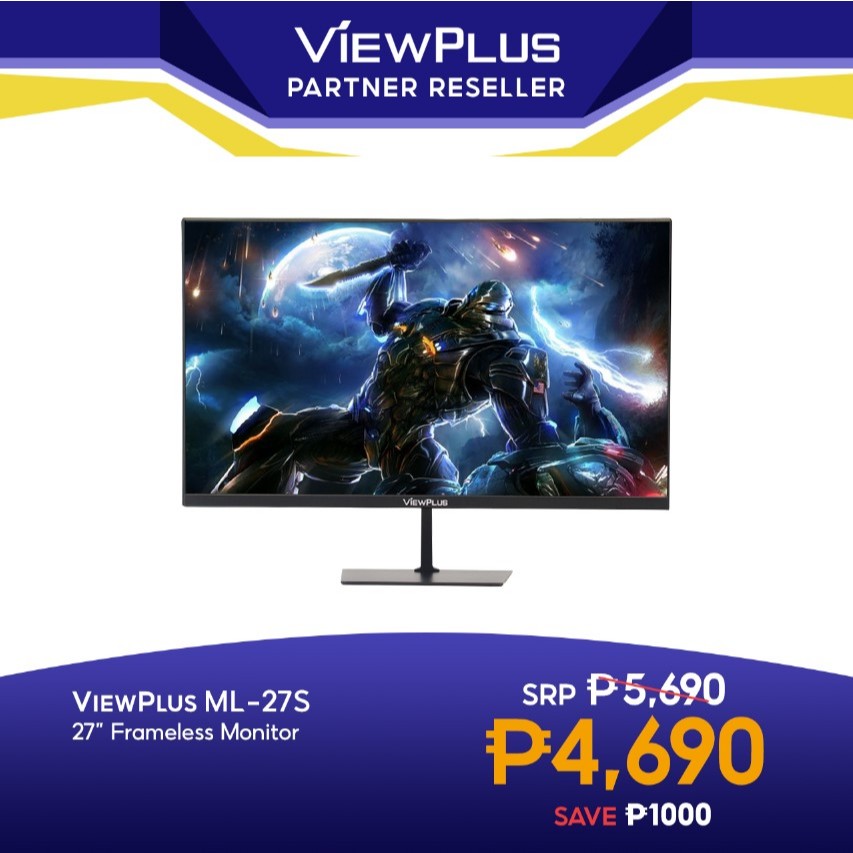ViewPlus ML-27S 27" 100Hz FHD Monitor Black | Shopee Philippines