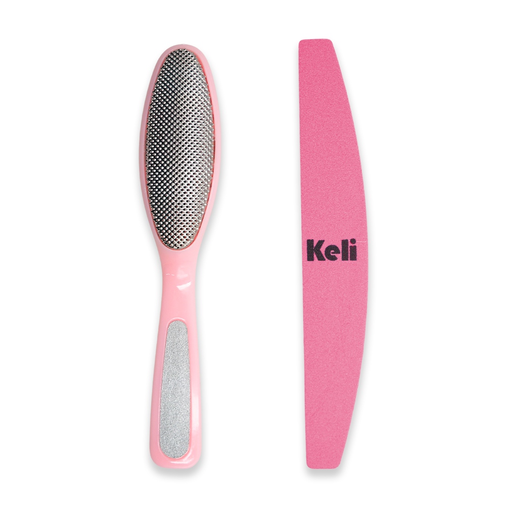 GLADKING TM1304 ALL PINK FOOT FILE WITH NAIL SMOOTHING BLOCK | Shopee ...