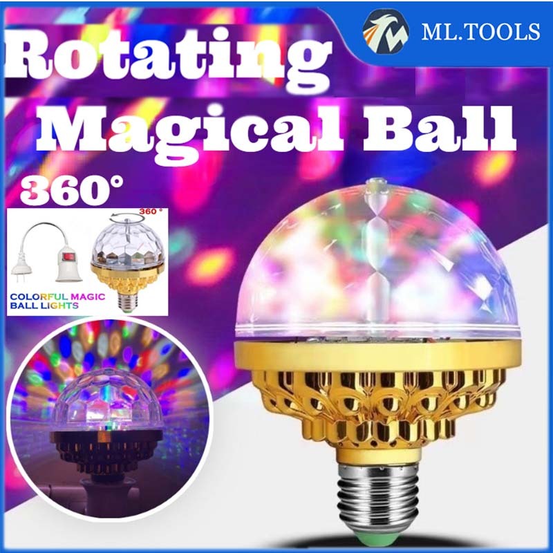 Light Bulb Colorfulfor LED rotating lights magic ball light Ambient ...