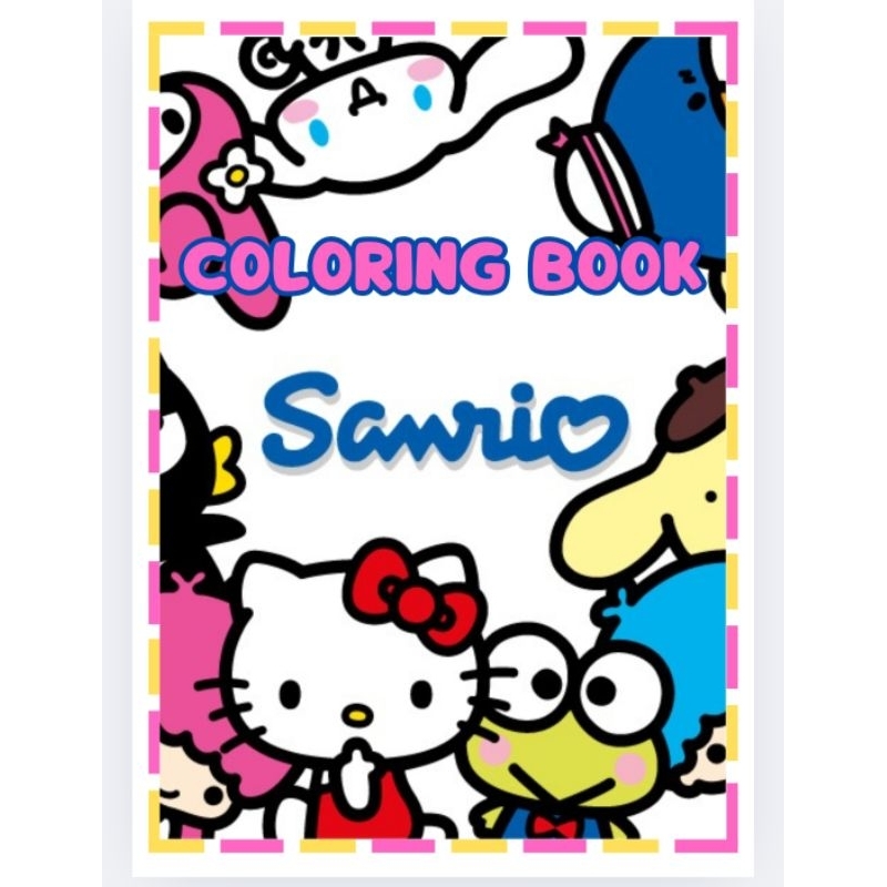 Sanrio Coloring Books | Shopee Philippines