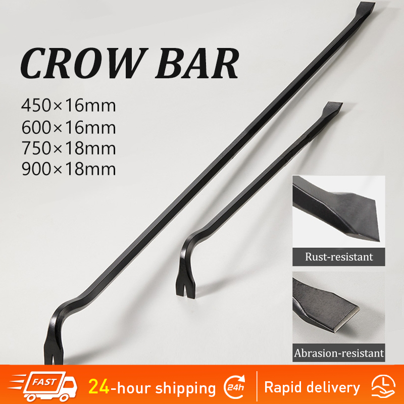 Crow Bar 18"/ 24"/ 30"/ 36" Claw Bar (Bareta De Kabra) Heavy Duty Crow ...