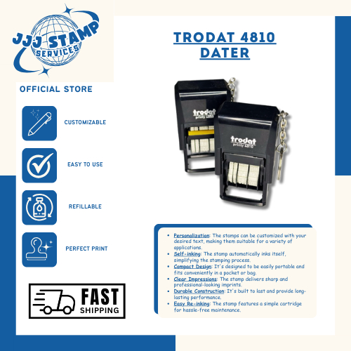 TRODAT 4810 DATER SELF-INKING | Shopee Philippines
