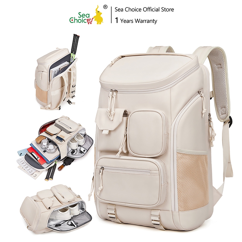 SEA CHOICE 17" Laptop Sport Backpack with USB Port, Waterproof Tennis ...