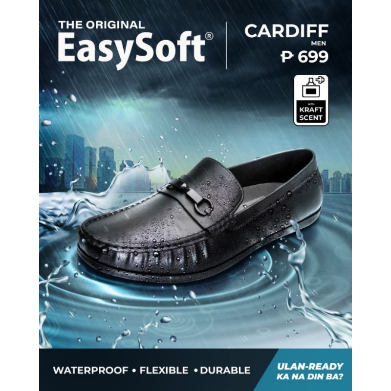Easysoft Shoes "Cardiff" for Men and Teens in black color | Shopee ...