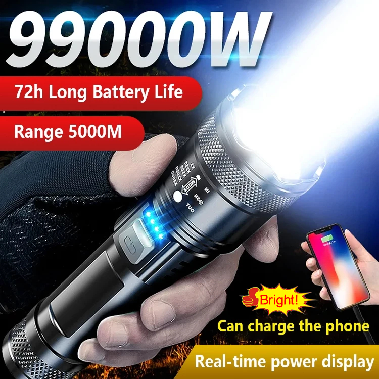 Shop flashlight rechargeable heavy duty for Sale on Shopee Philippines