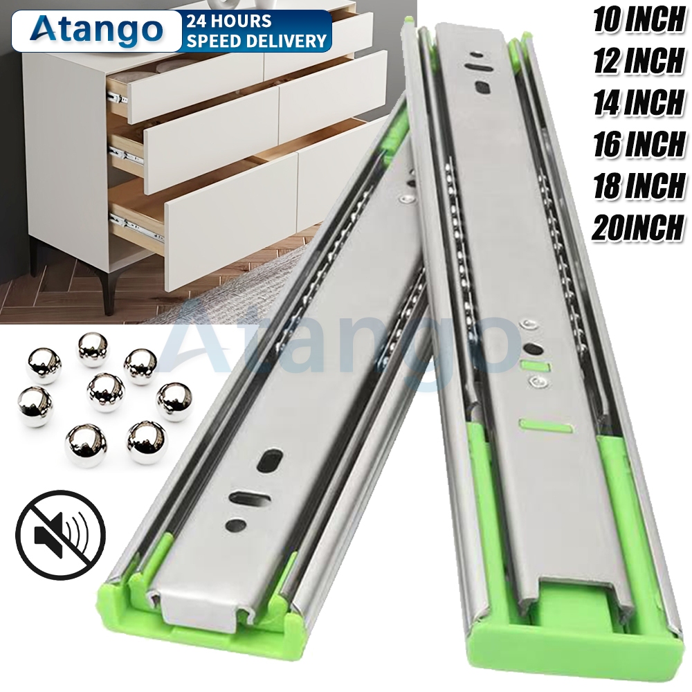(PER PAIR) Hydraulic Drawer Guide Heavy Duty Soft Closing / PUSH OPEN ...