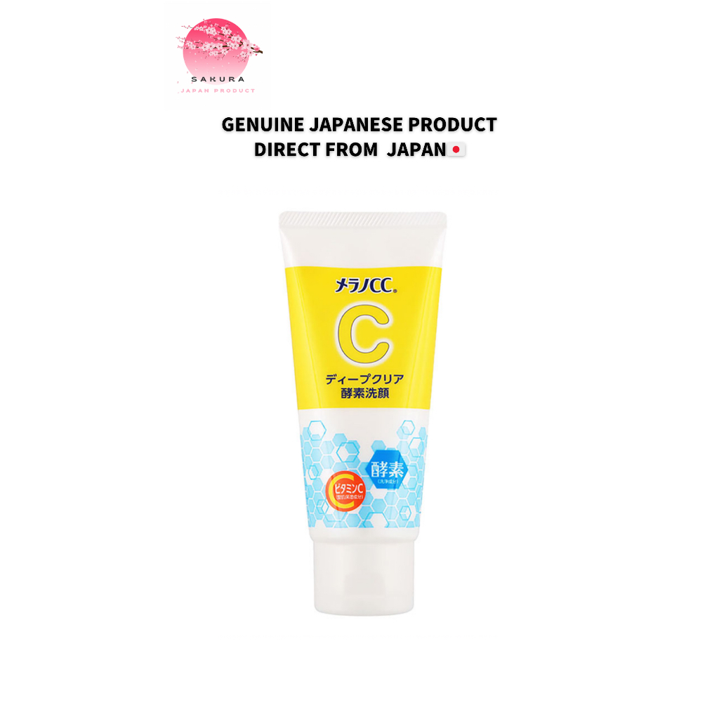 Melano CC Vitamin C Brightening Enzyme Face Wash 130g【Direct From JAPAN ...