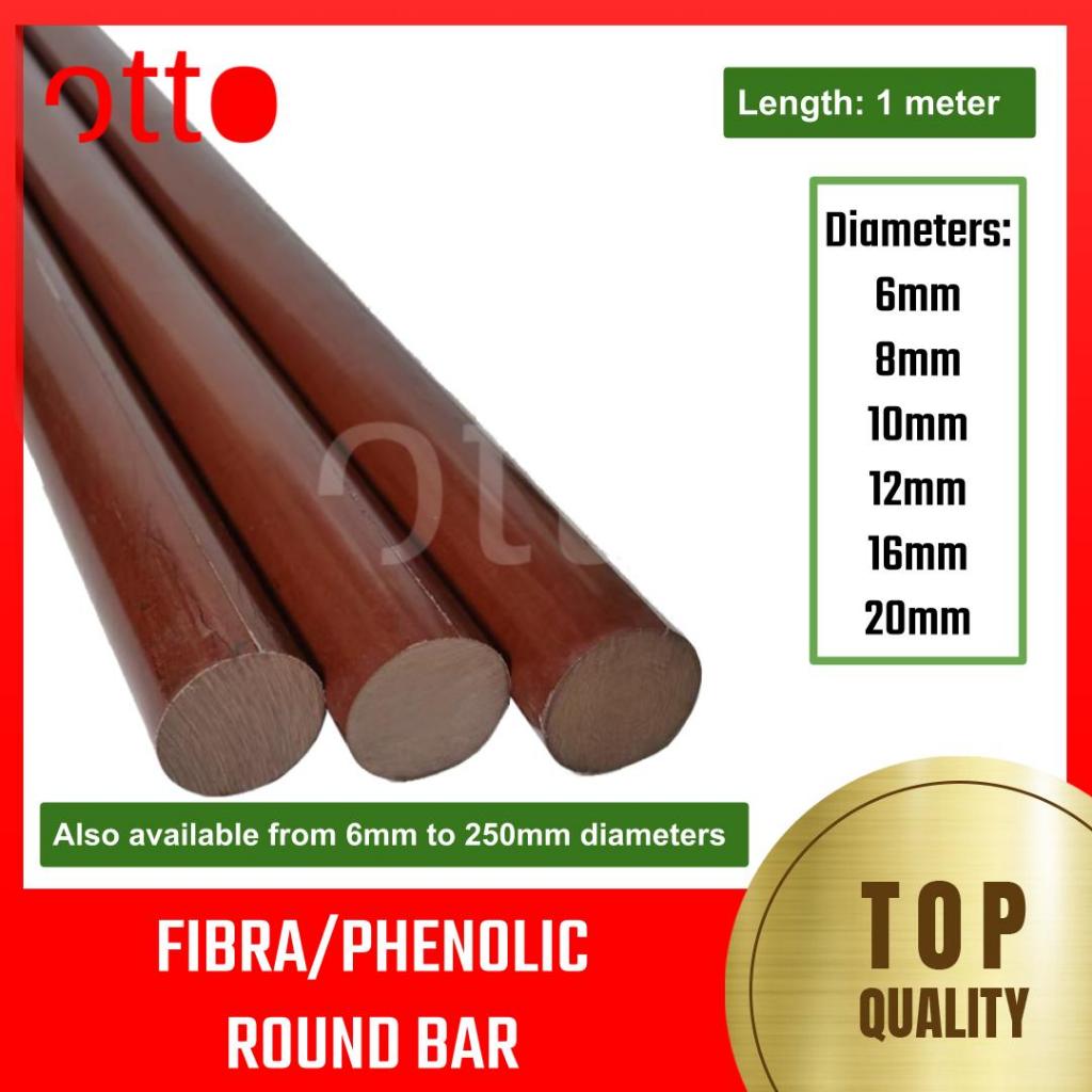 (Length: 1 meter) Fibra Phenolic Round Rod 6/8/10/12/16/20mm Diameter ...
