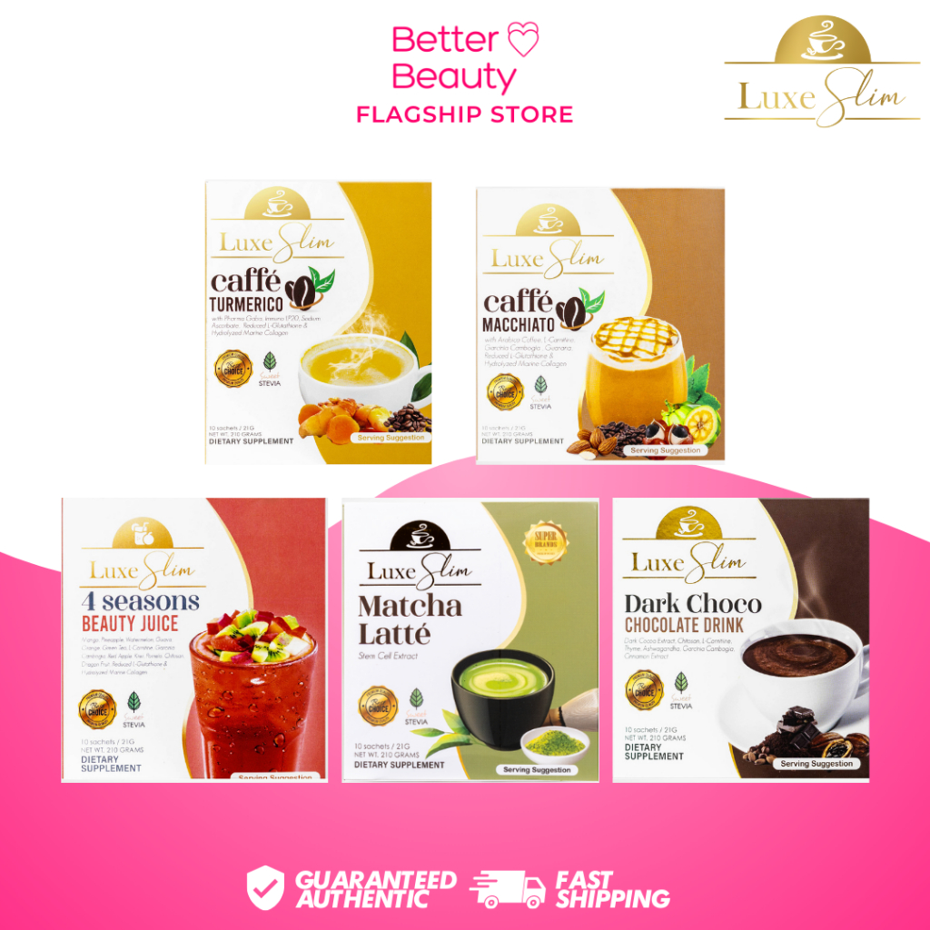 Luxe Slim Juice / Coffee 10 Sachets - Dalandan 4 Seasons Macchiato ...
