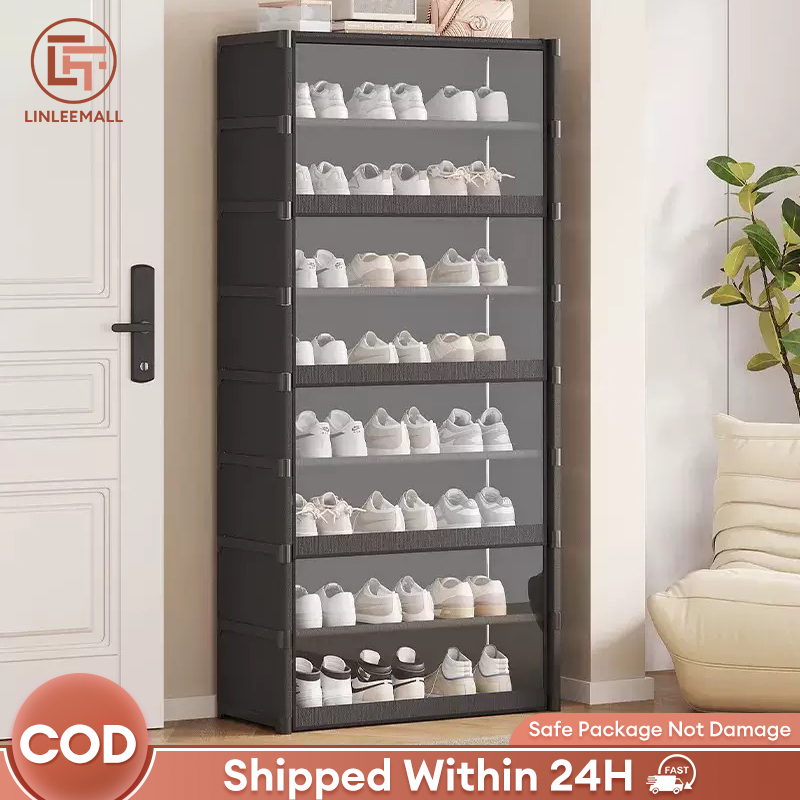 3/5/7/9 Layers Floor Shoe Rack Organizer Home Use Simple Shoe storage ...
