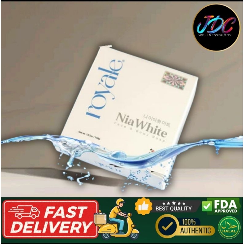 NEW Royale Nia White For face and body soap made in korea | Shopee ...