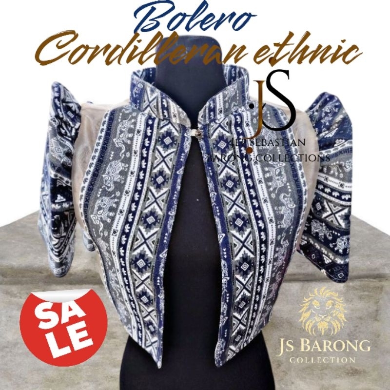 Modern Ethnic Bolero Cordillera Inspired Embroidered Pinya Organza ...