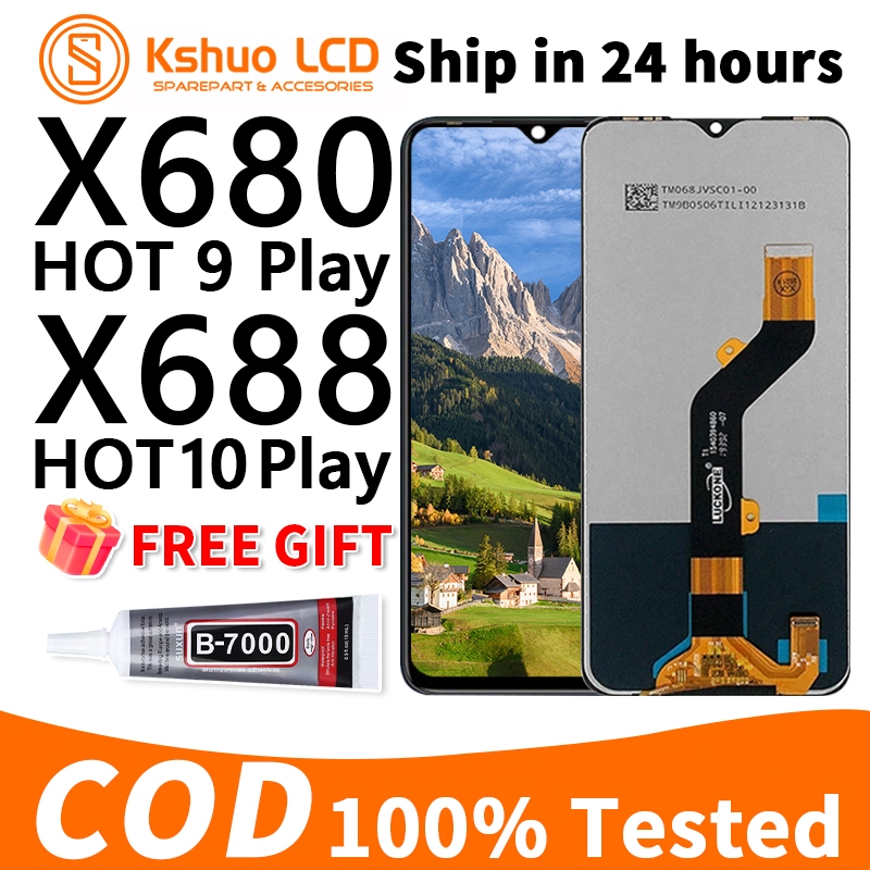 LCD For INFINIX X680 / X688 / Hot 9 PLAY / Hot 10 PLAY / Hot 11 Play set full screen replacemet ...