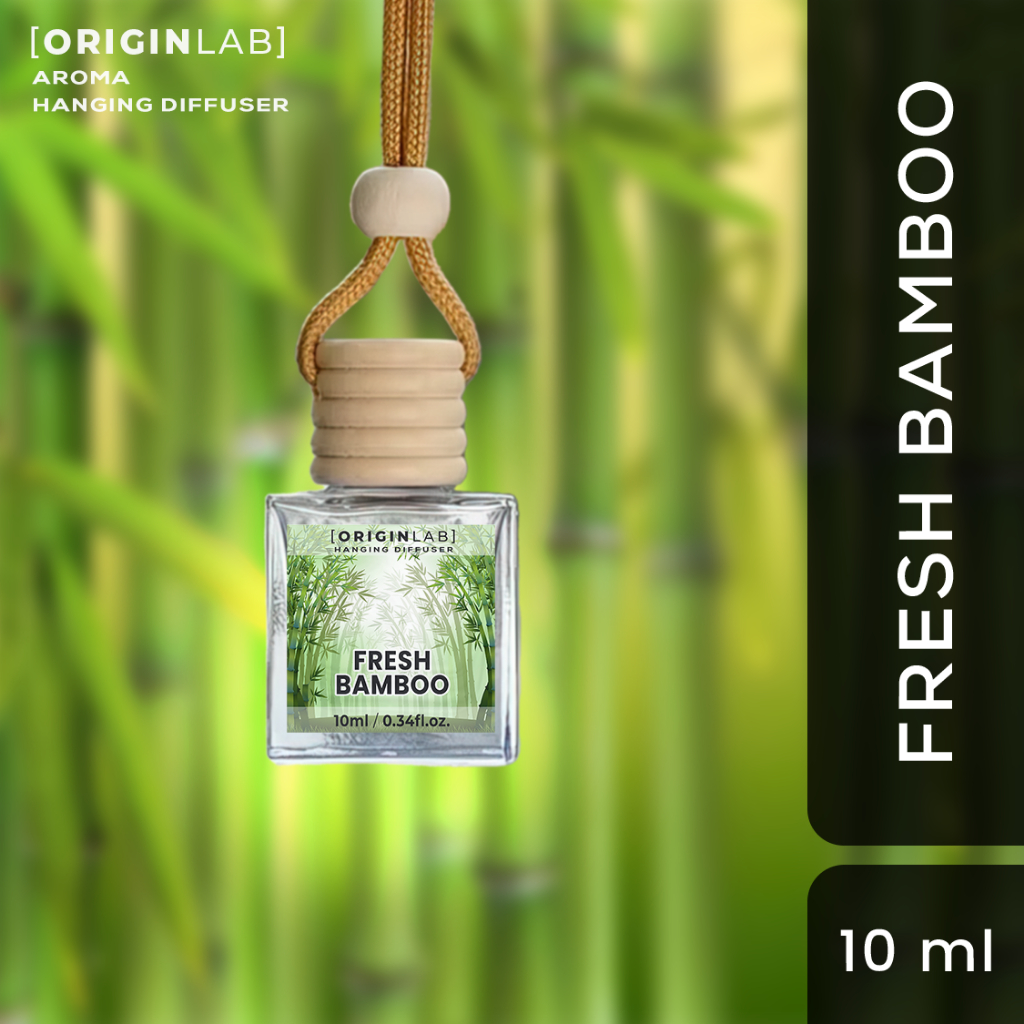 ORIGINLAB Fresh Bamboo Hanging Diffuser - Car Freshener - Air Diffuser ...