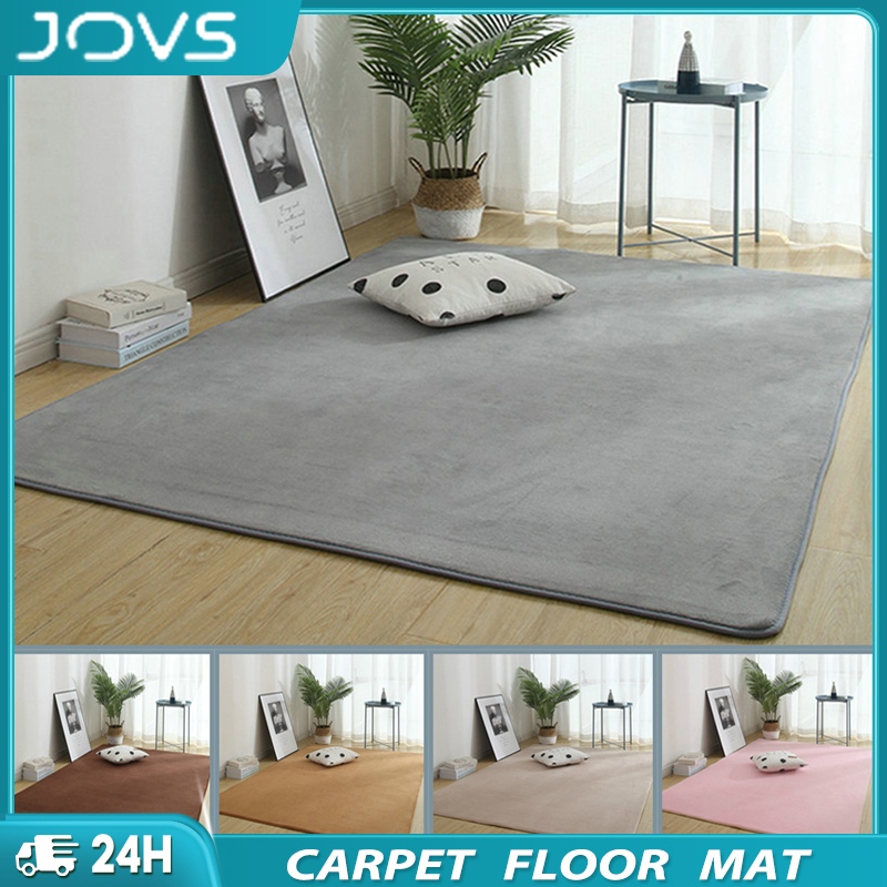 Coral Fleece Carpet Multi-Sized Rug Modern Simplicity Bedroom Carpet ...
