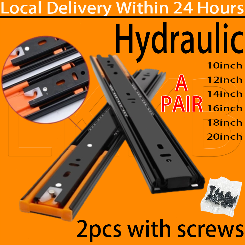 Hydraulic Drawer Guide Heavy Duty Drawer Guide Soft Close Drawer Slide ...