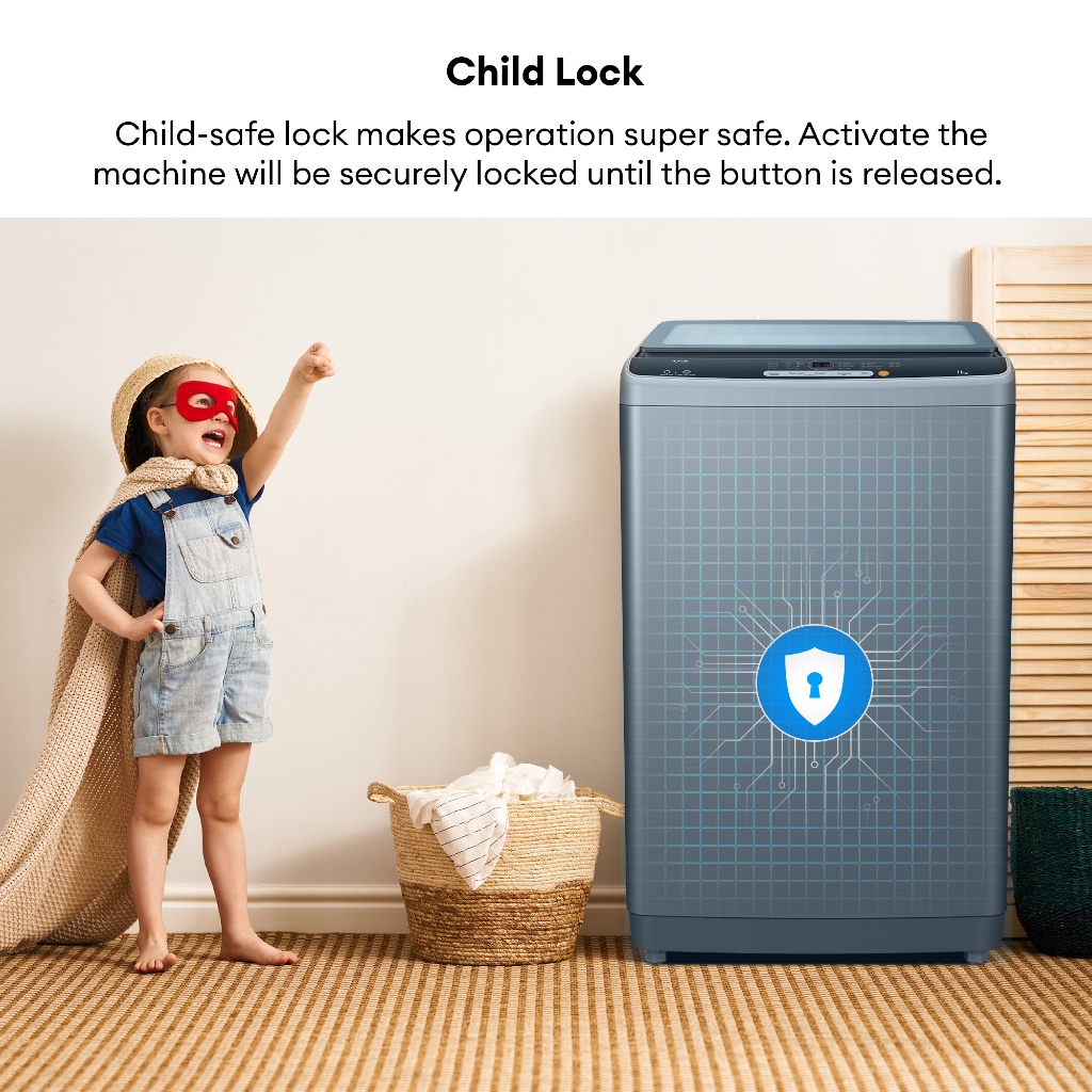 TCL P71 Series Inverter Top Load Fully Automatic Washing Machine - 9KG, 10KG Capacity | Shopee ...