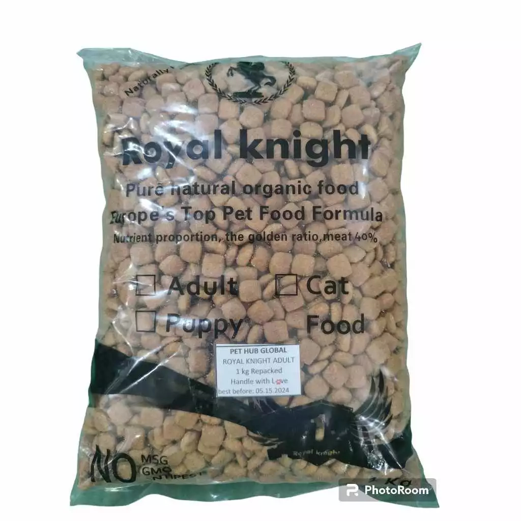 Royal knight Dog food repacked 1KG | Shopee Philippines