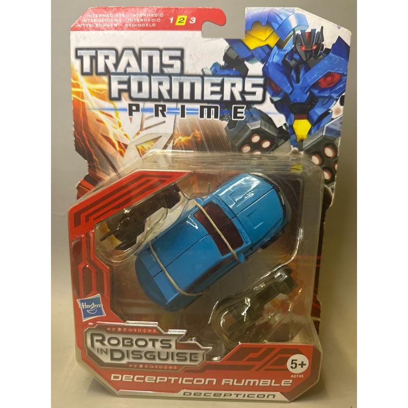Transformers Prime RID RUMBE Deluxe class tf robot toy | Shopee Philippines
